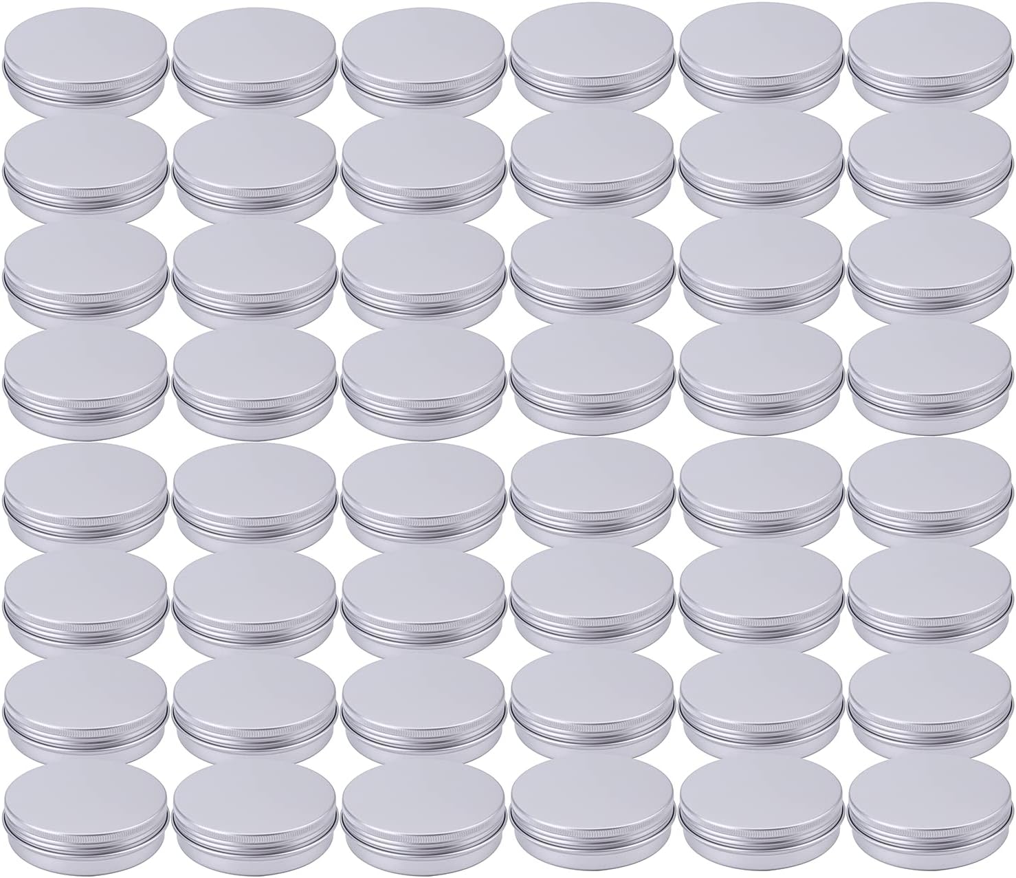 Amazon.com: Tosnail 36 Pack 4 oz Aluminum Round Tins Empty Tins Candle ...