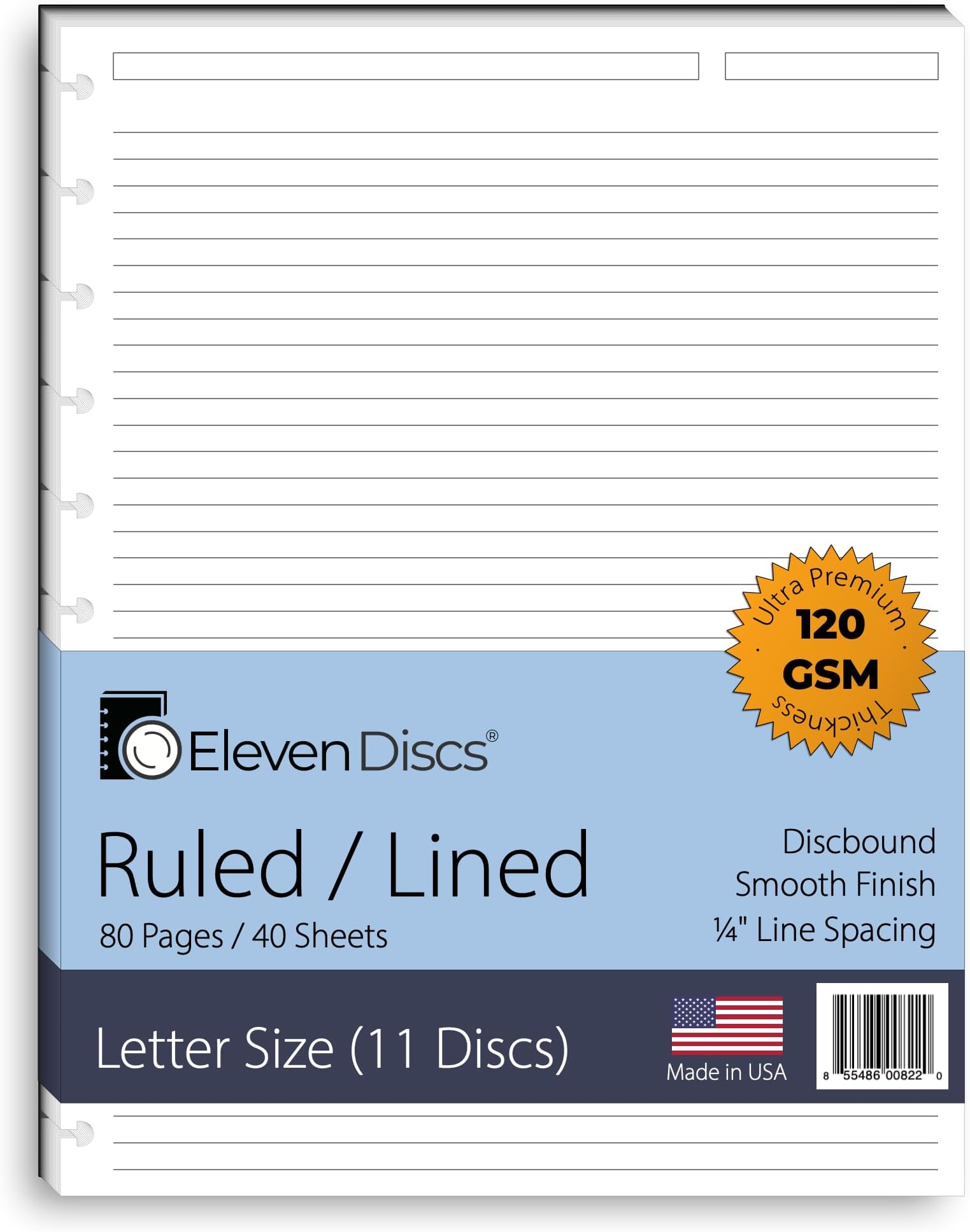 Amazon.com : TUL Custom Note-Taking System Discbound Refill Pages, 8.5 ...