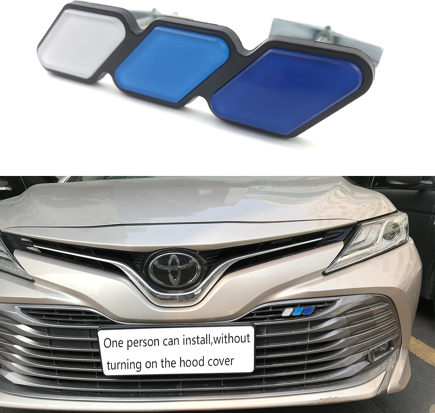 Lanyun Tri-Color Badge TRD Grille Emblem Compatible Tacoma 4runner fj ...