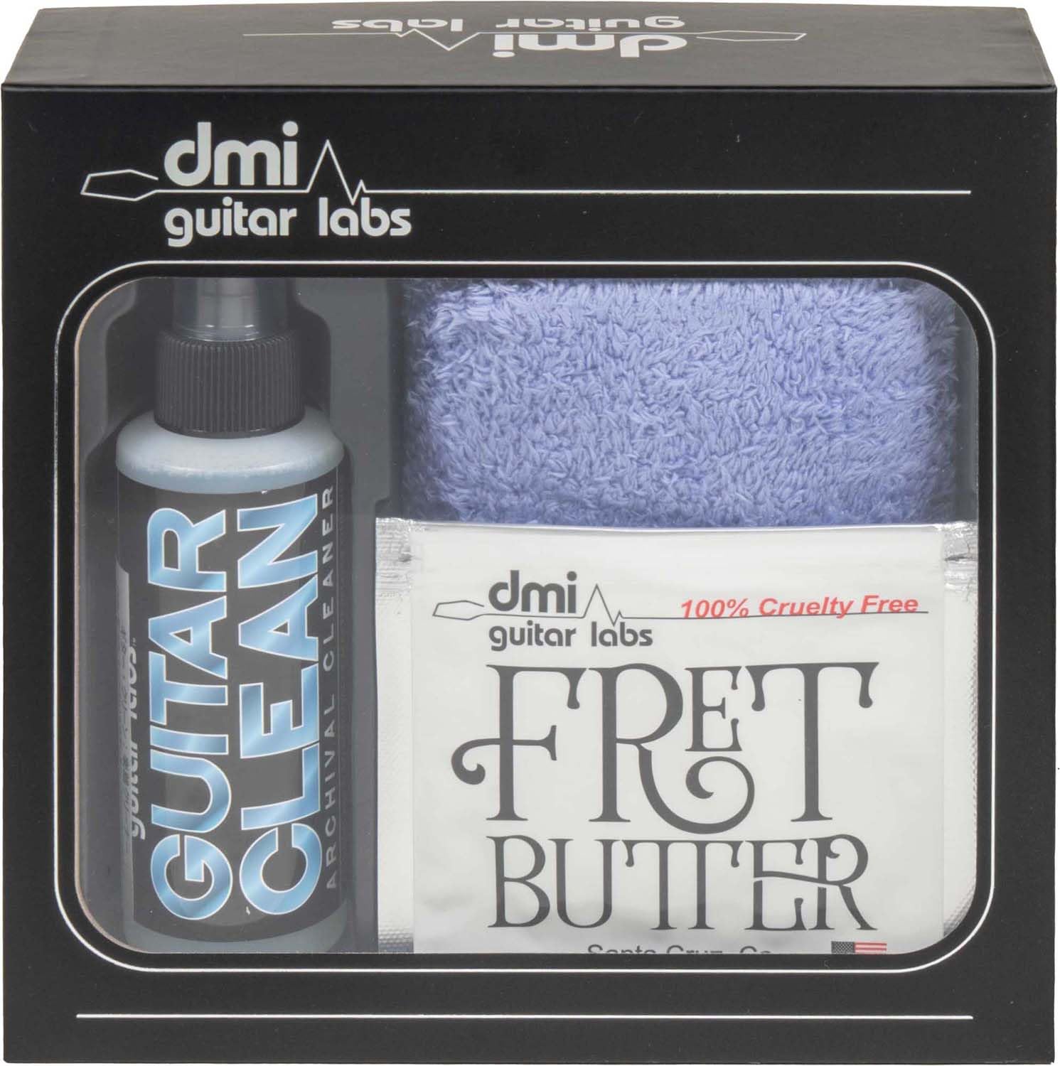 Amazon | ギターケア用品3点セット3点セット〈Fret Butter｜Guitar Clean｜Rabbit Fur〉dmi ...