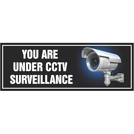 Anne Print Solutions® You are Under CCTV Surveillance Stickers Self ...
