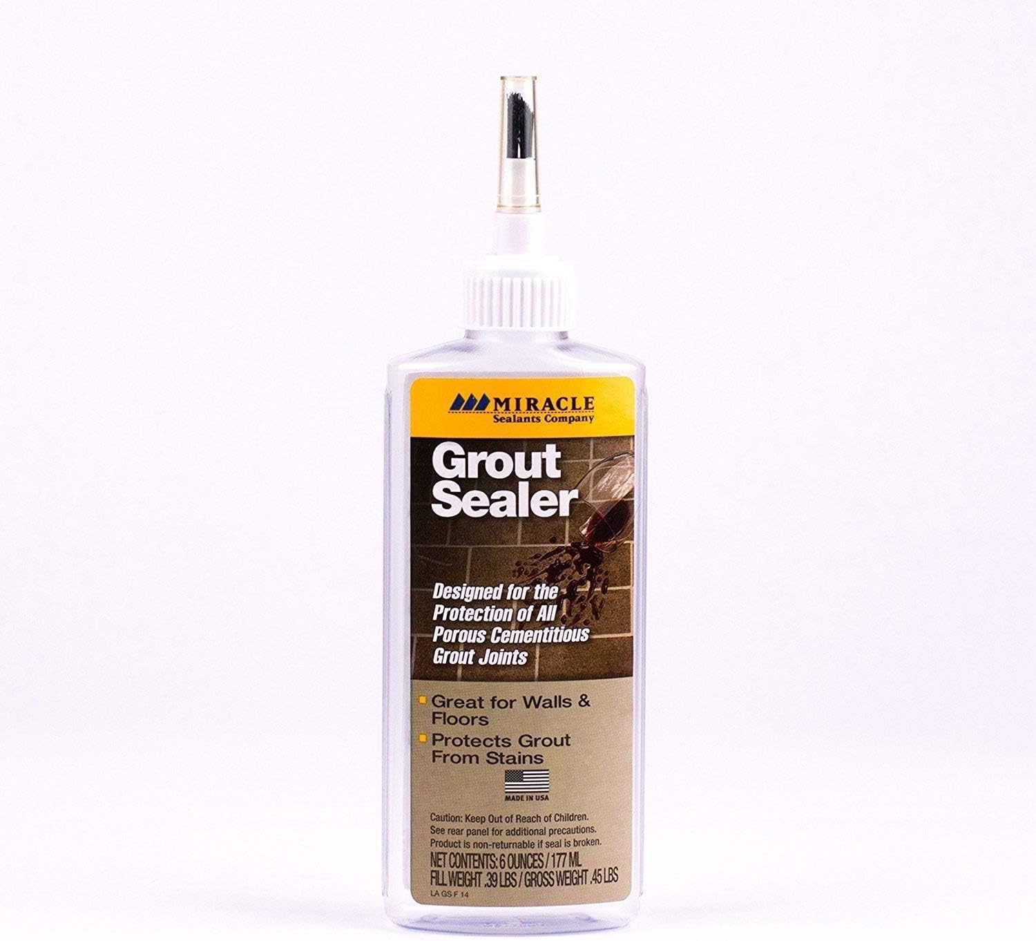 Miracle Sealants Grout Sealer 177ml - Protection for All Porous ...