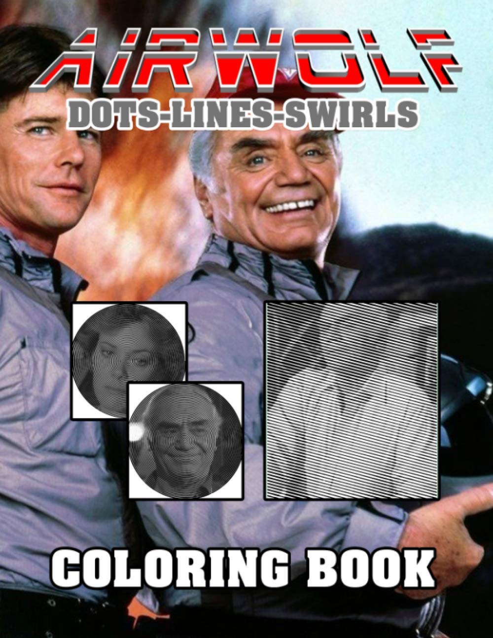 Airwolf Dots Lines Swirls Coloring Book: Wonderful Airwolf Adults Dots ...