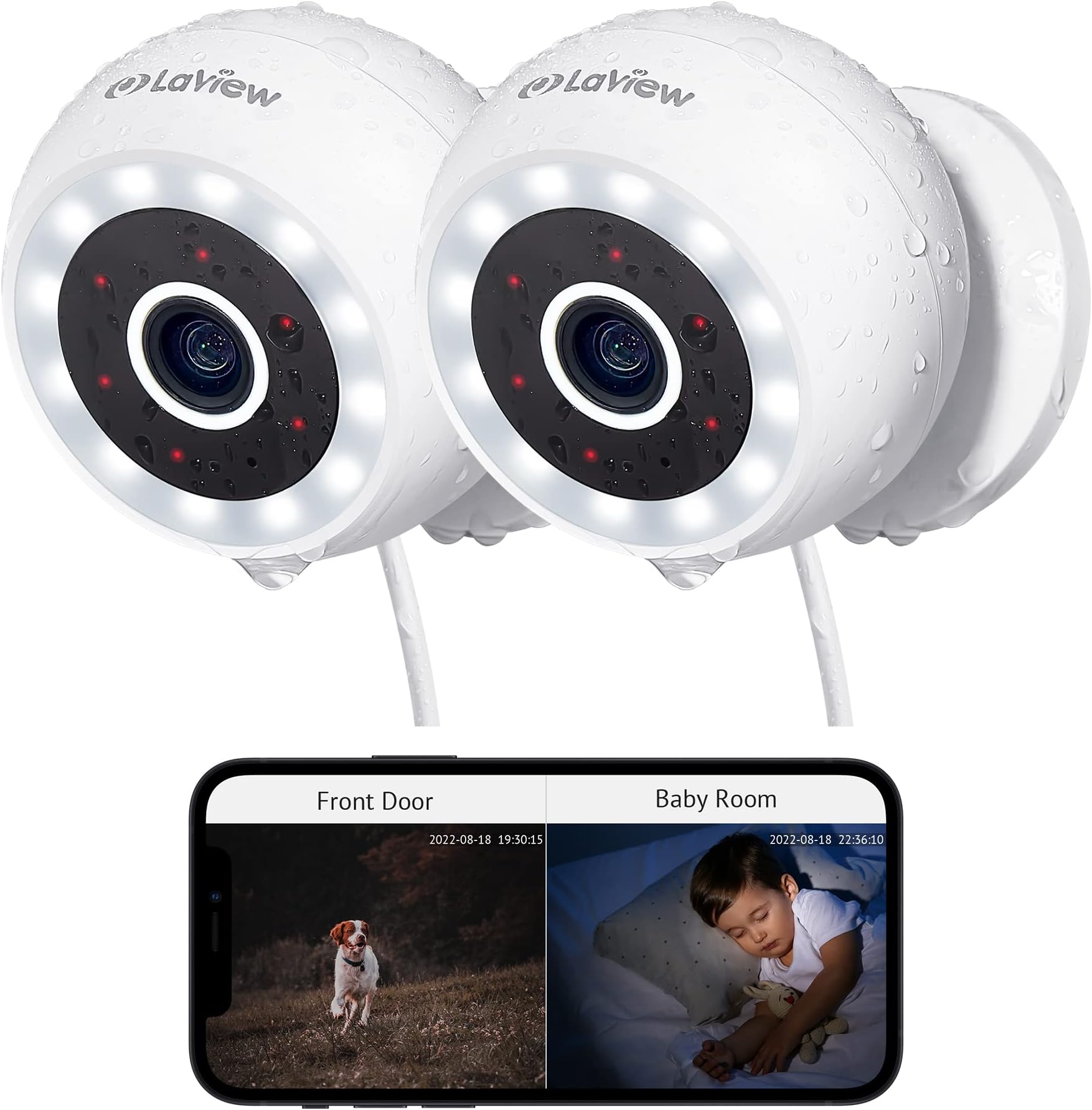 Amazon.com : AMTIFO Security Cameras Wireless Outdoor Magnetic: Install ...