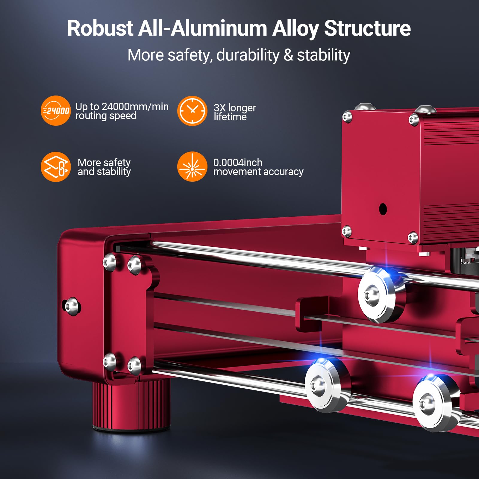 WIZMAKER L1 Laser Engraver, 12W Output Powerful Laser Cutter DIY Laser ...