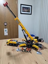 Amazon.com: LEGO City Yellow Mobile Construction Crane Toy Set for Boys ...