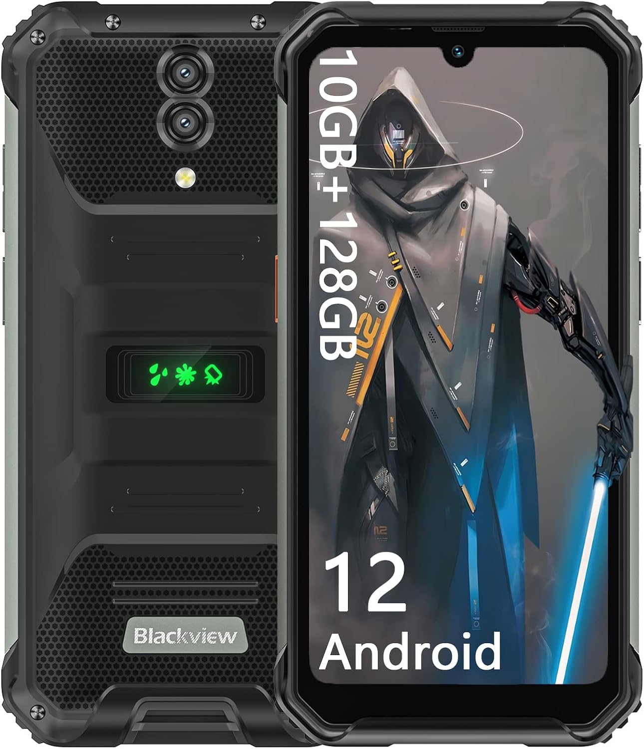 Blackview BV7200 Rugged Smartphone, 50MP+8MP Dual Cameras, Android 12 ...