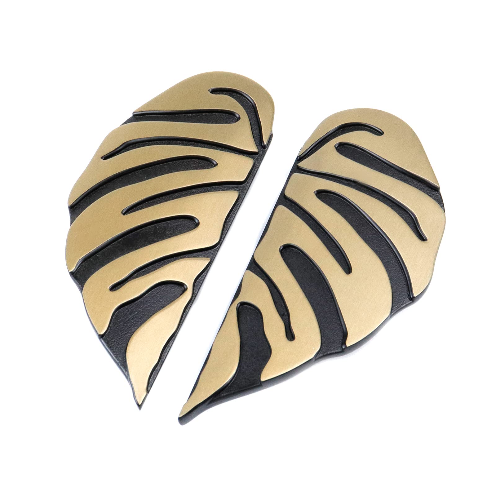 Oedema Cabinet Pull Handles Leaf Pulls and Knobs 2.52 inch Black Drawer ...