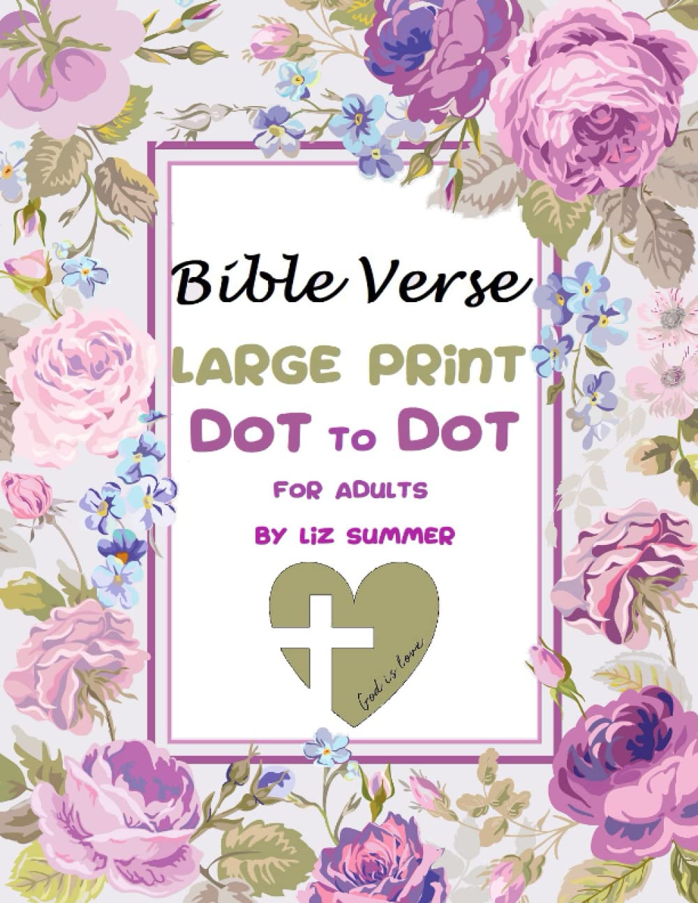 Bible Verse Large Print Dot to Dot For Adults: A Puzzle Activity Book ...