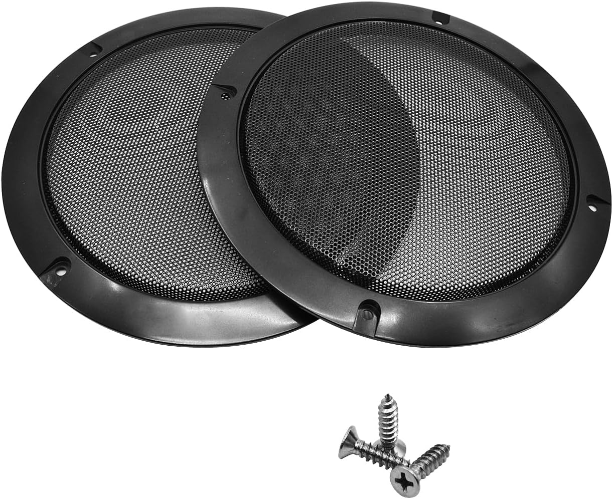 Amazon.com: Mairuker 2Pcs 6.5 inch Speaker Steel Mesh Grill with Scews ...