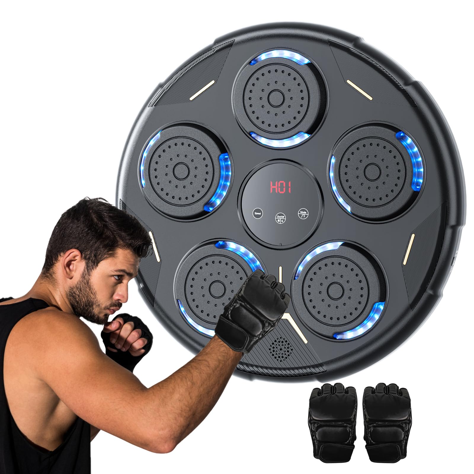 Music Boxing Machine, Upgraded Smart Bluetooth Music Boxing Trainer ...