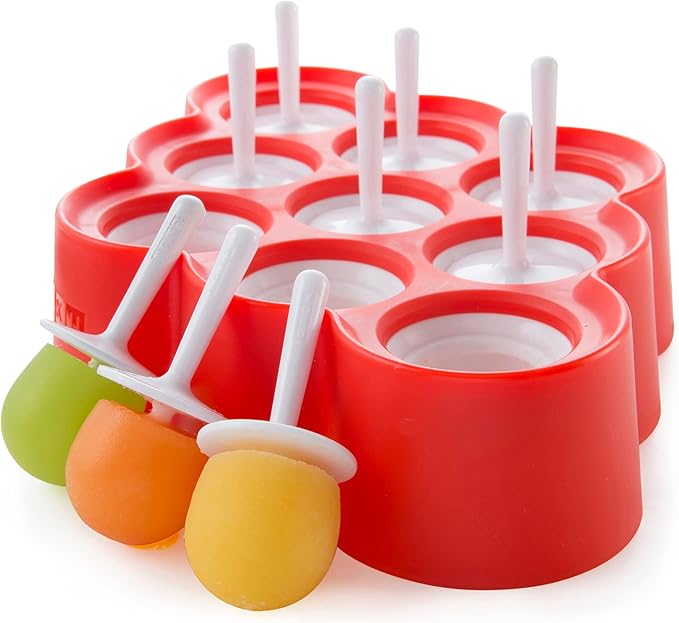 Amazon.com: ZOKU - Mini Pop Molds, 9 Miniature Popsicle Molds With ...