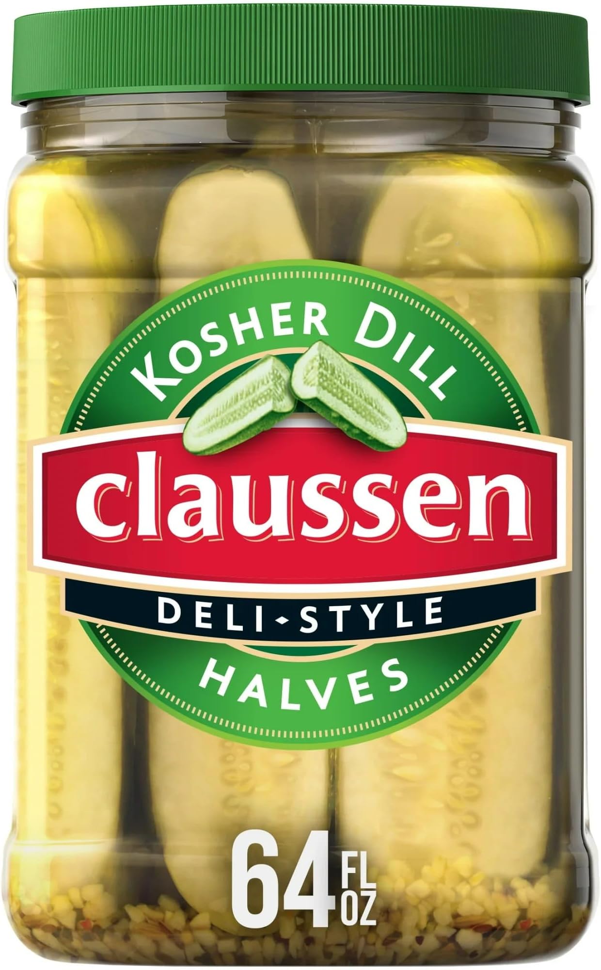 Amazon.com : Claussen Deli-Style Kosher Dill Pickle Spears (64 fl. oz ...