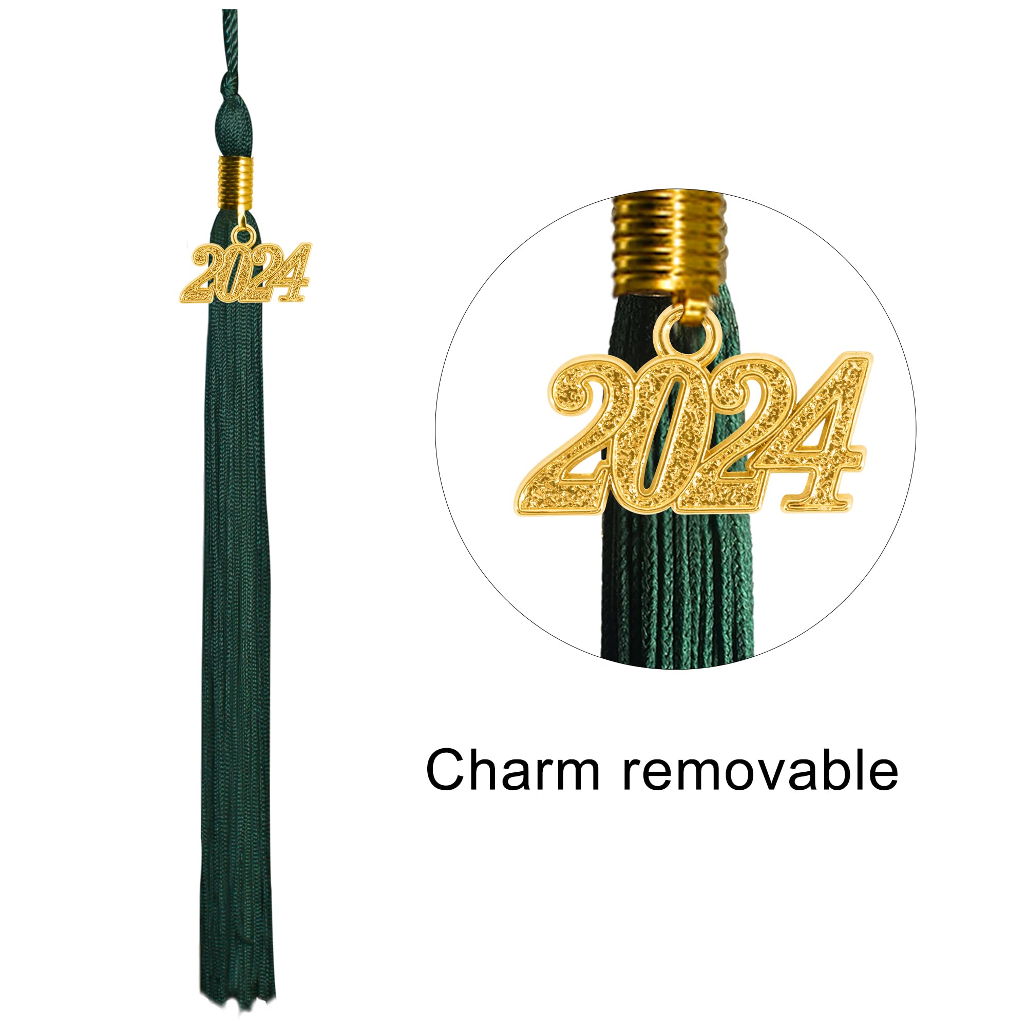 Snapklik.com : GraduationMall Shiny Graduation Gown Cap Tassel Set 2024 ...