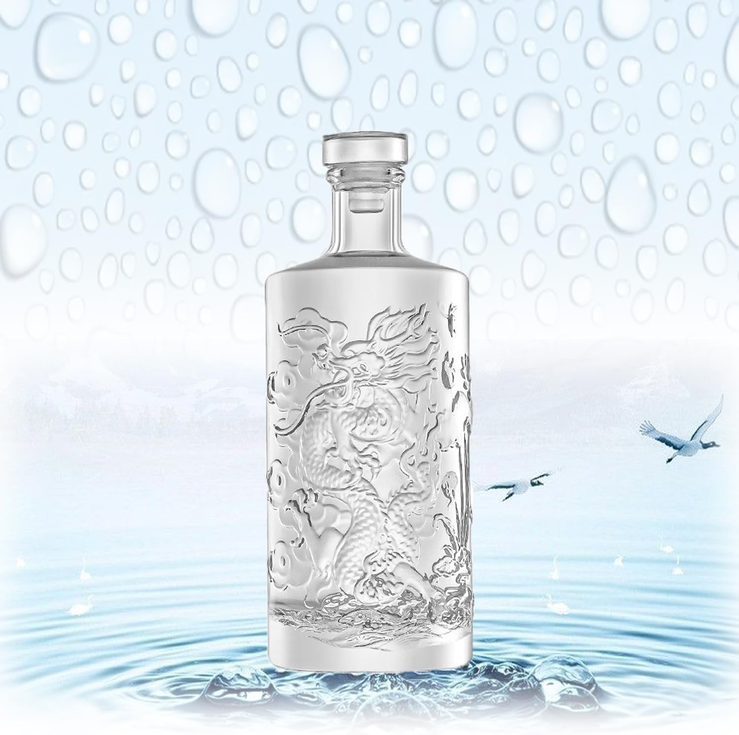 Amazon.com | Bezrat Wine Decanter - 100% Hand Blown Lead-free Crystal ...