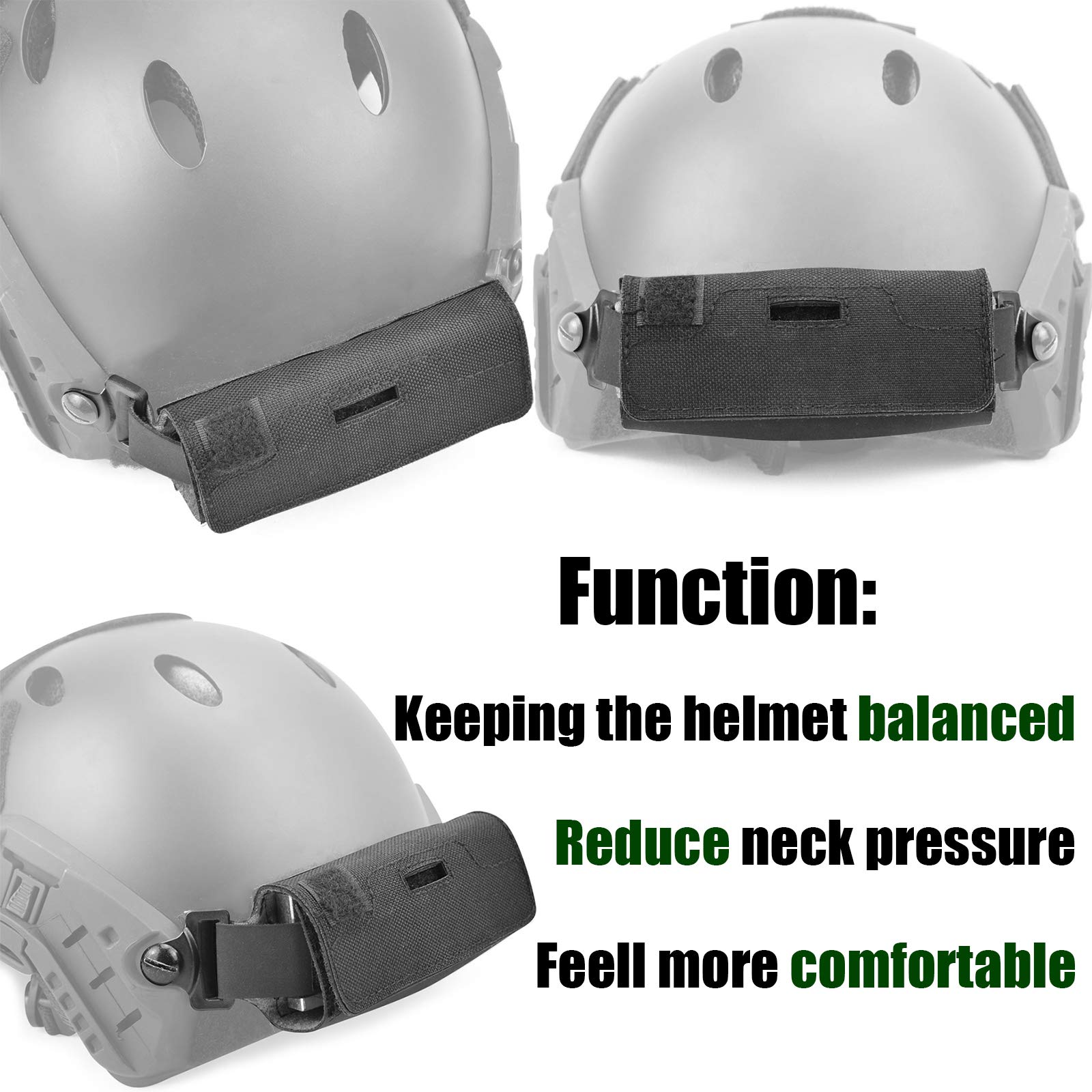 Snapklik.com : Helmet Counterweight Helmet Counterbalance NVG ...