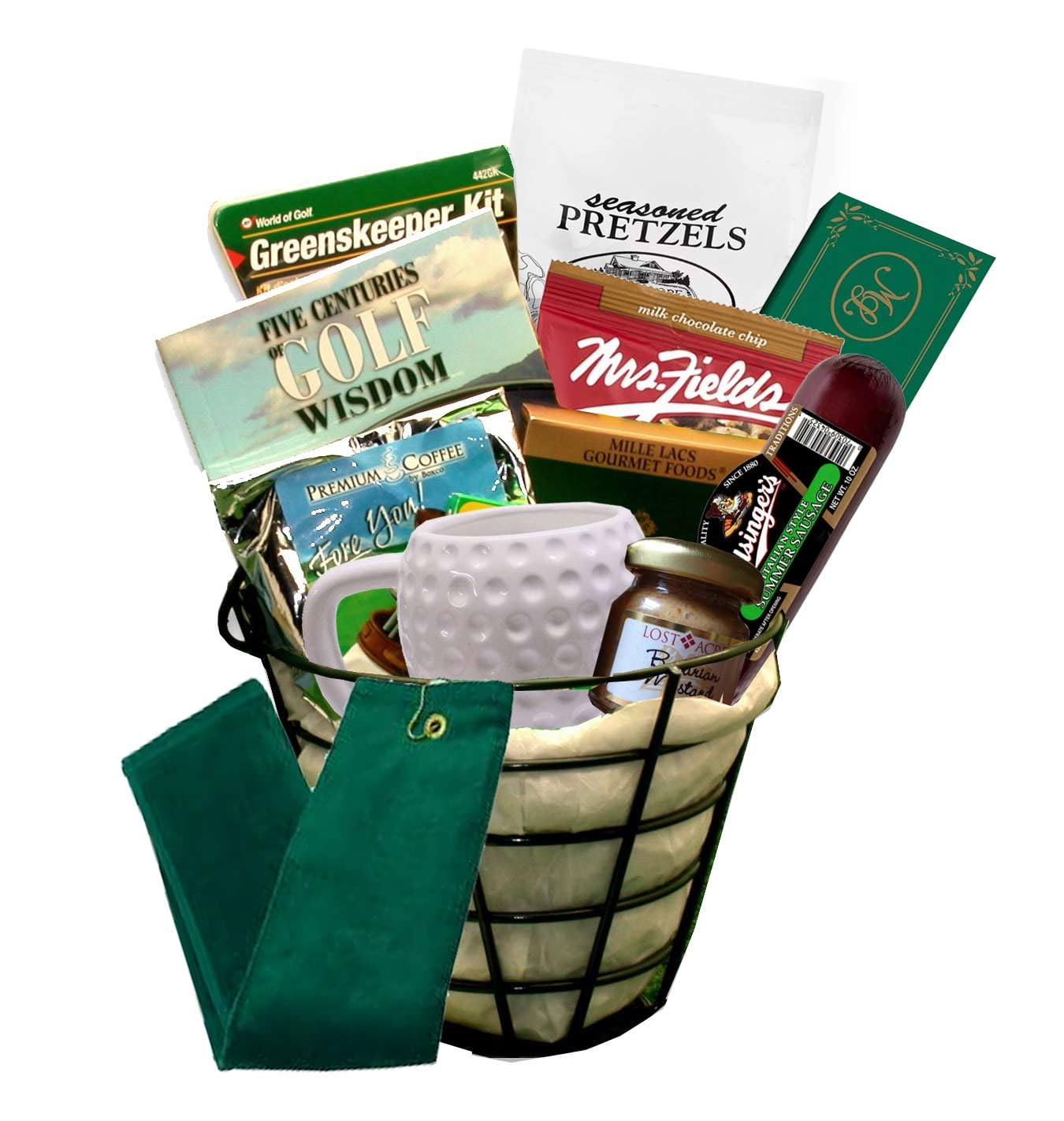 Amazon.com : Golf Lovers Golfing Caddy Golf Gift Basket - Golf Gift ...