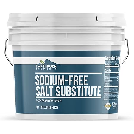 Amazon.com: Earthborn Elements Sodium-Free Salt Substitute, 1 Gallon ...