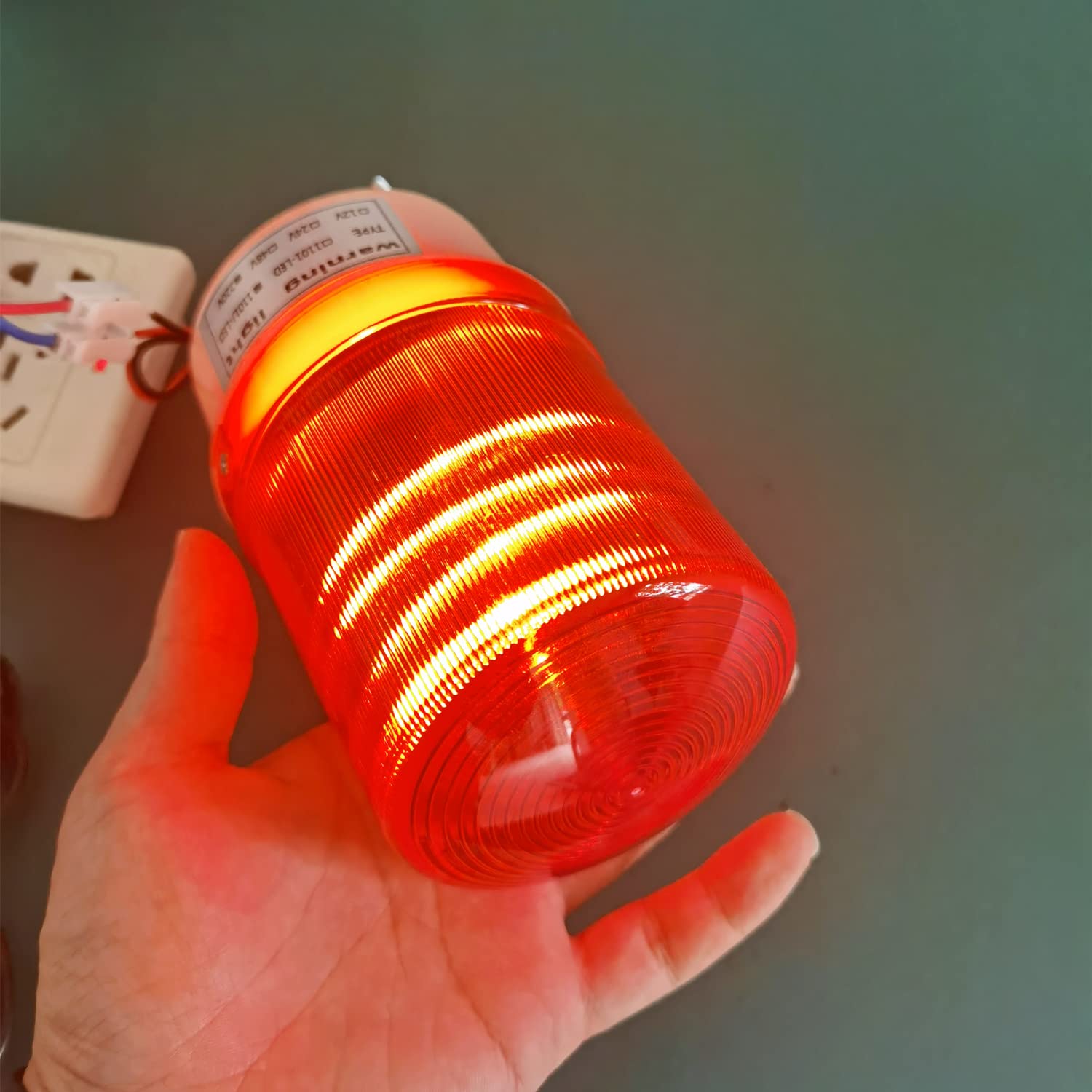 Snapklik.com : 90 To 250V AC Wide Voltage 110V Rotating Strobe Beacon ...