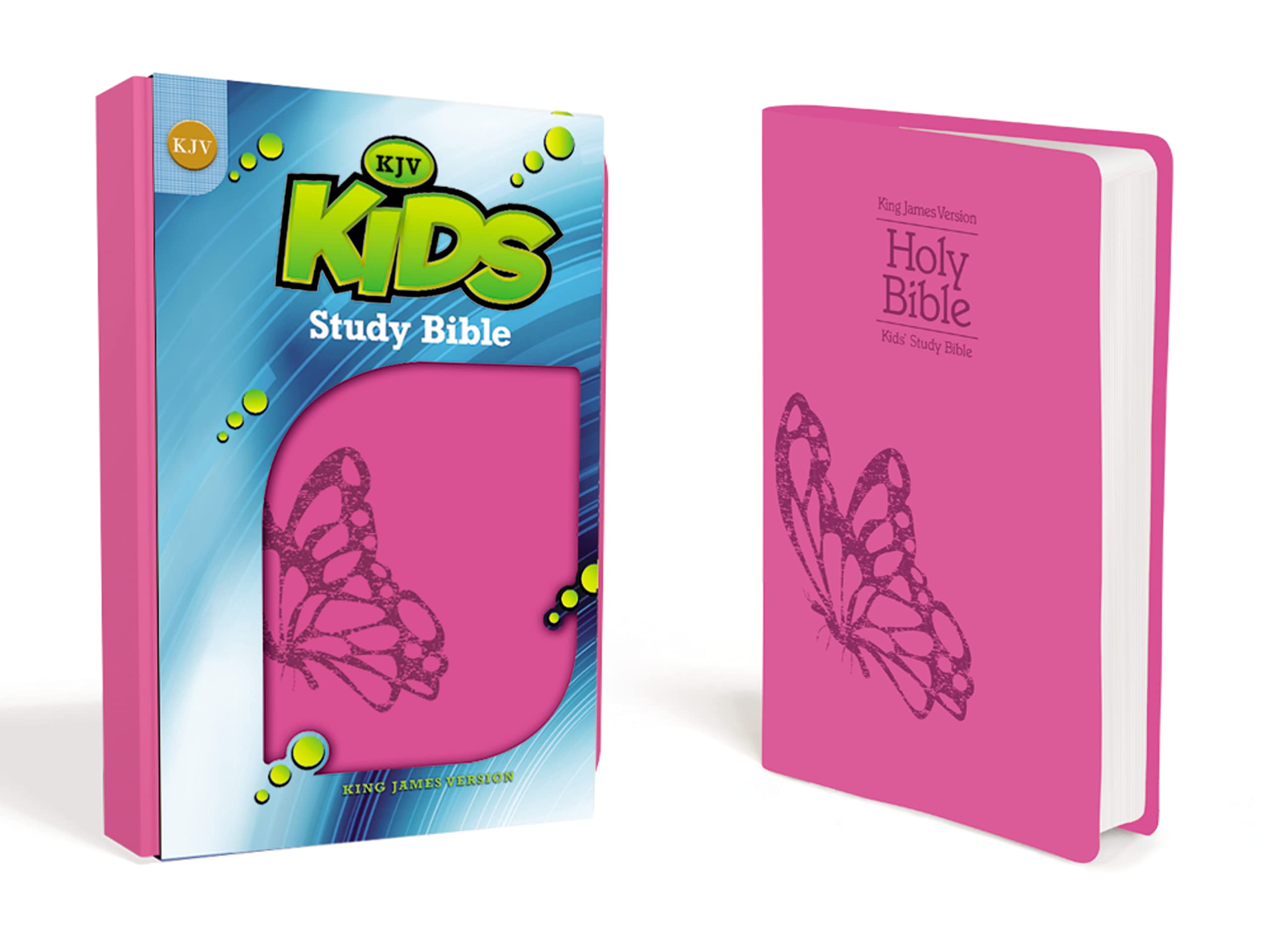 KJV, Kids Study Bible, Leathersoft, Pink: Richards, Lawrence O ...