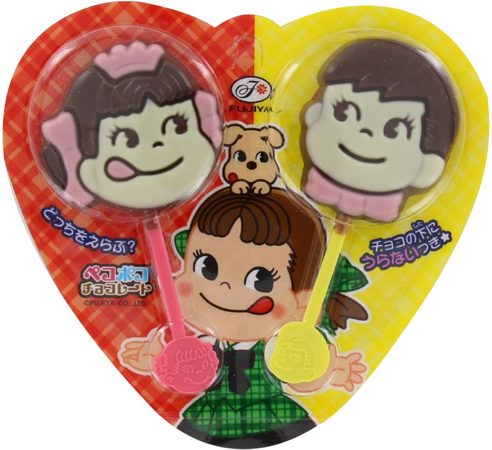 Amazon.com : Fujiya Peko Poco chocolate 24g × 12 boxes : Grocery ...