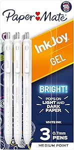 Amazon.com: Paper Mate InkJoy Bright Retractable Gel Pens, Medium Point ...