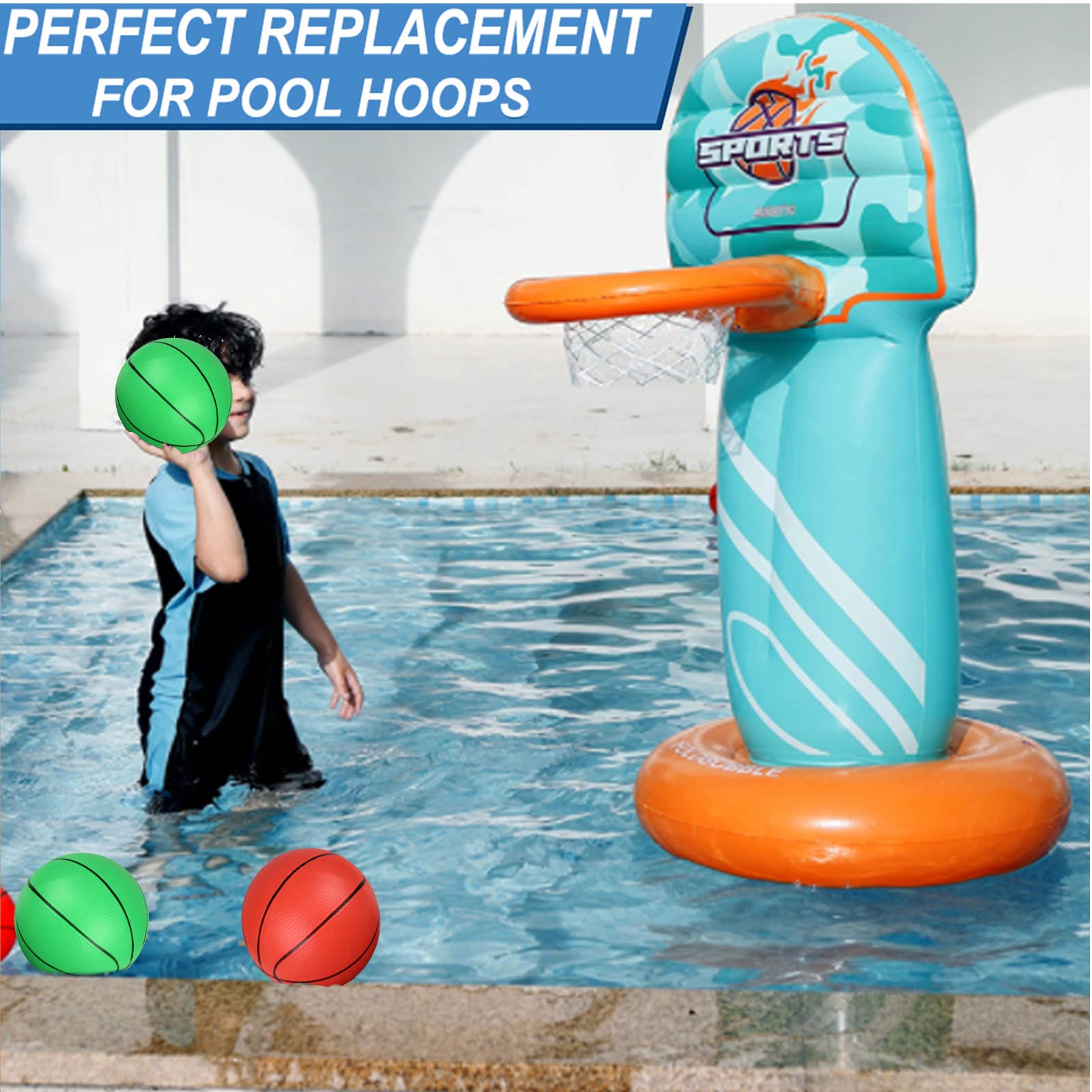 Snapklik.com : Dilabnba Mini Basketballs, 8" Basketball Set