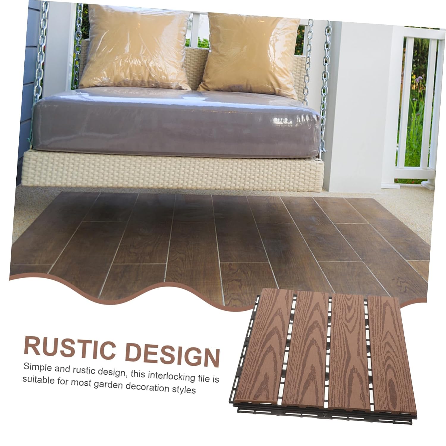 Plastic Interlocking Deck Tiles Outdoor Balcony Kosovo | Ubuy