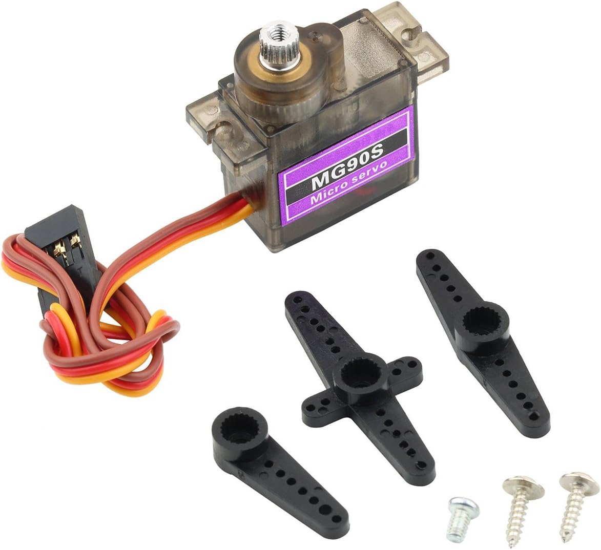 Amazon.com: RioRand 4 x MG90S Metal Geared Micro Servo For Plane ...