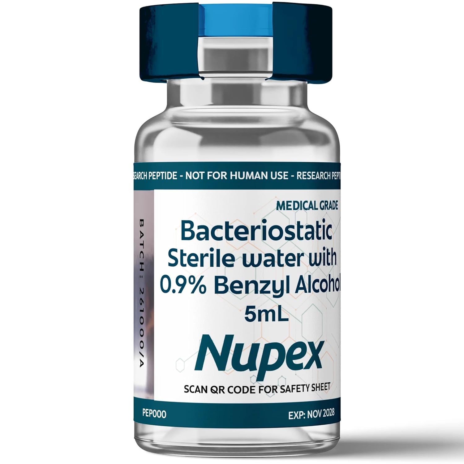 Nupex Bacteriostatic Water : Amazon.co.uk: Business, Industry & Science