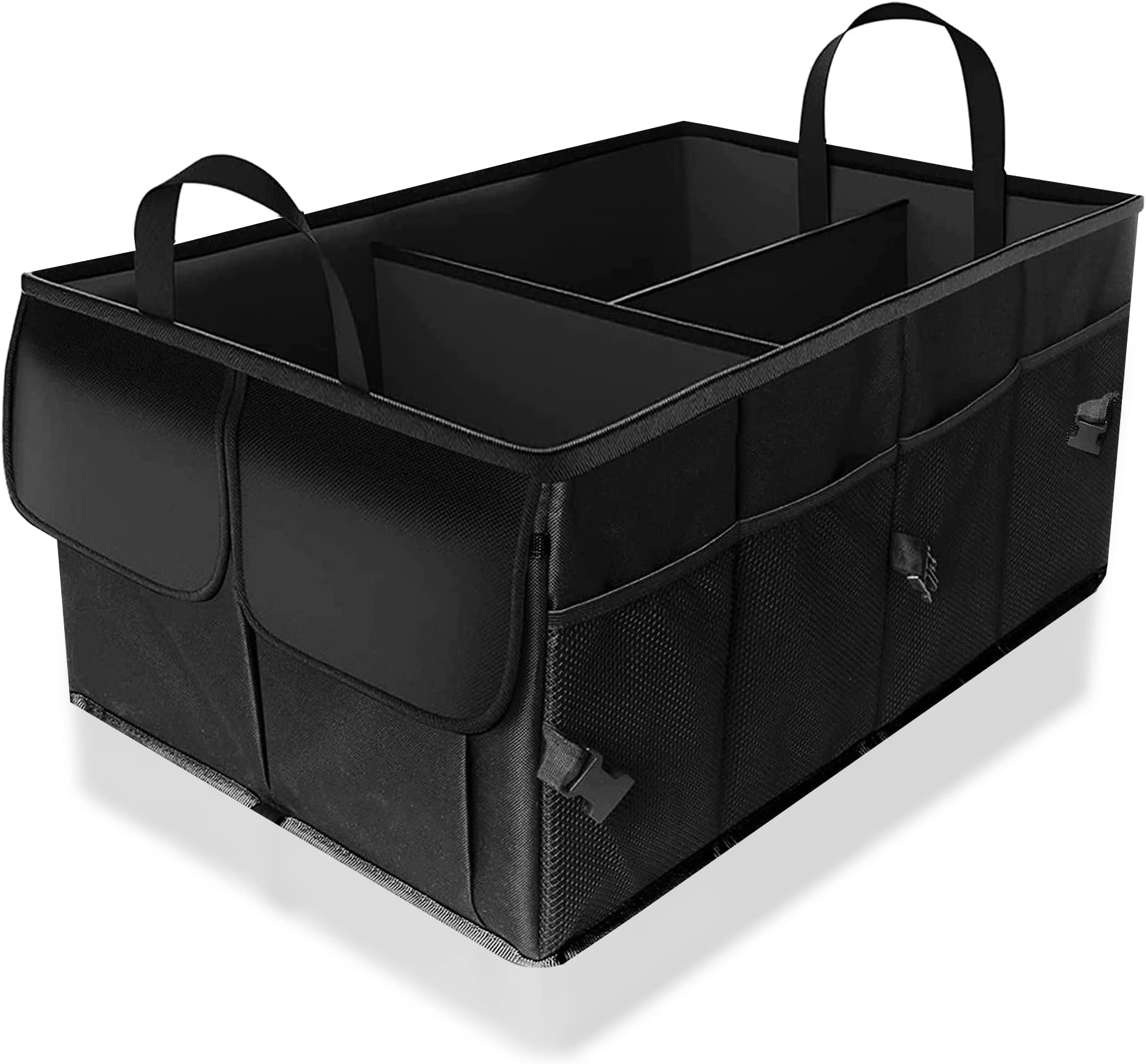 TEKBOX 2 in 1 Car Boot Organiser - Foldable Heavy Duty Jumbo Bag ...