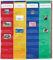 Pocket Chart In Stock] Double Sided Table Desktop Classroom Behavior Chart