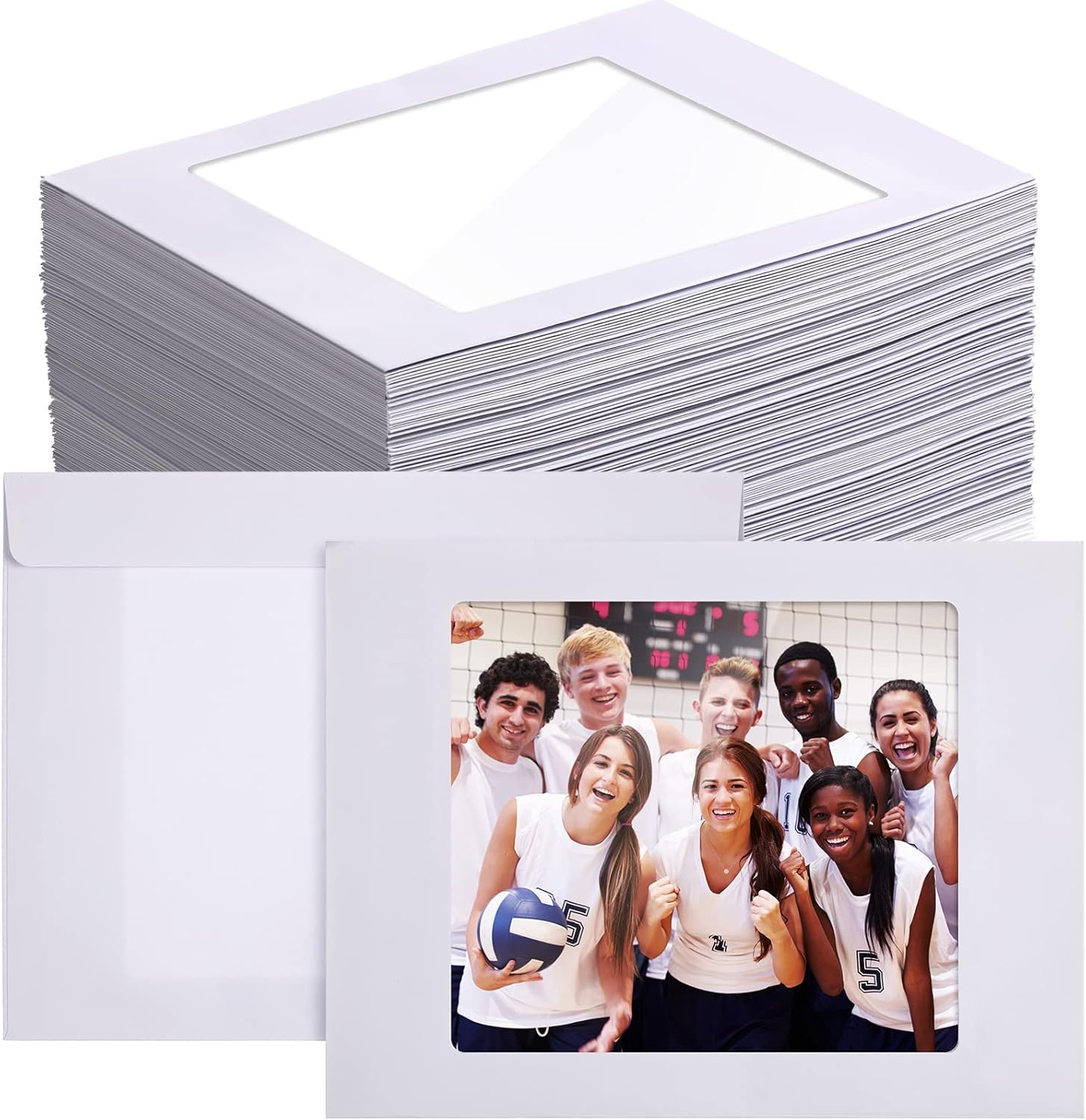 Amazon.com : Fainne 200 Pieces Full Face Envelopes 37lb Paper Booklet ...