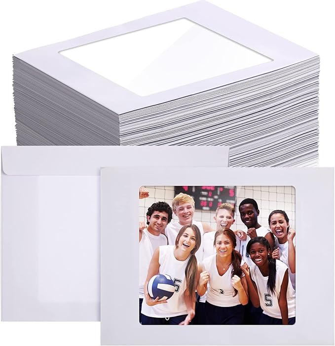 Amazon.com : Fainne 200 Pieces Full Face Envelopes 37lb Paper Booklet ...