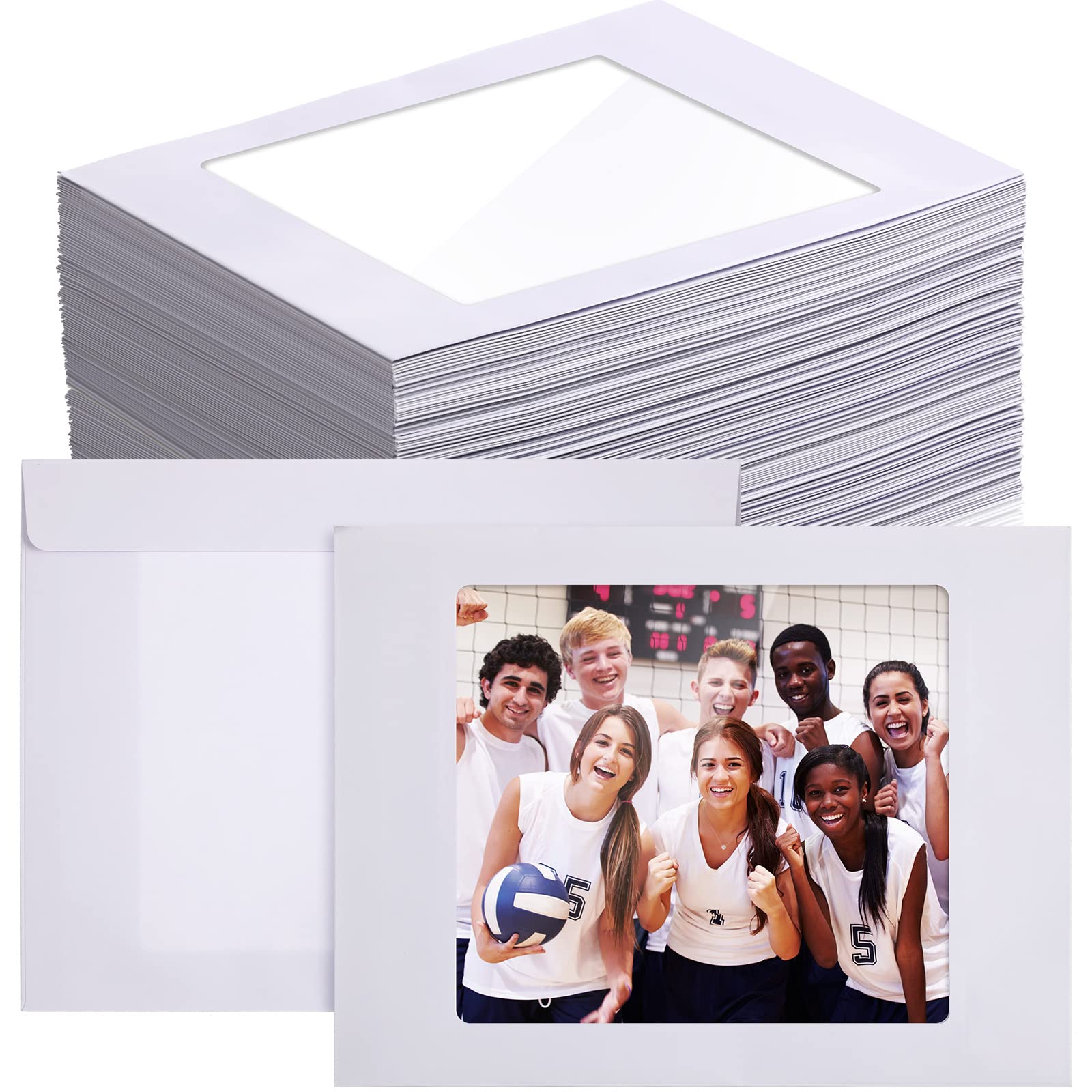 Amazon.com : Full Face Window Envelopes 37lb Paper Bright White Booklet ...