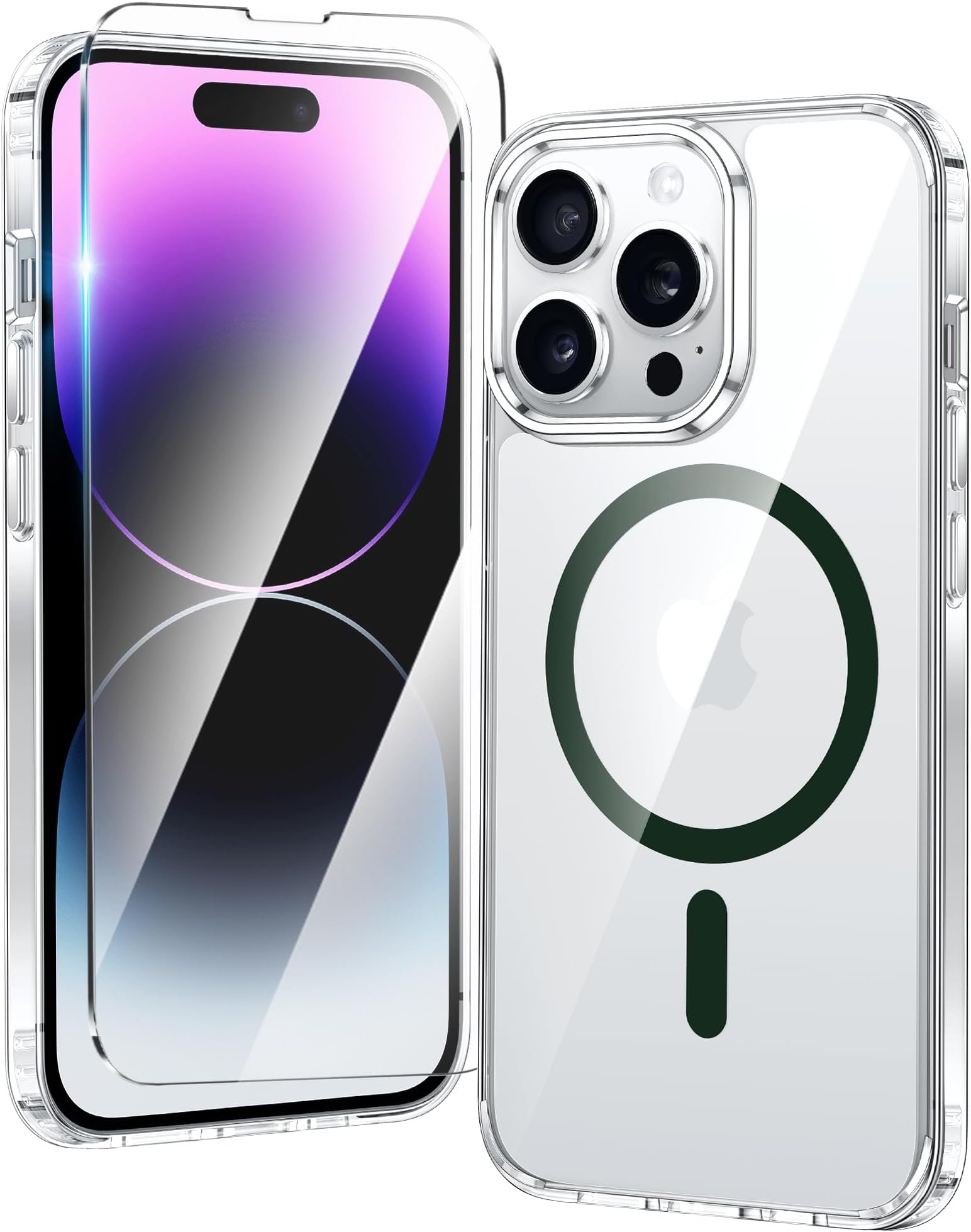 Amazon.com: FNTCASE for iPhone 14 Pro-Max Case: Clear Transparent ...