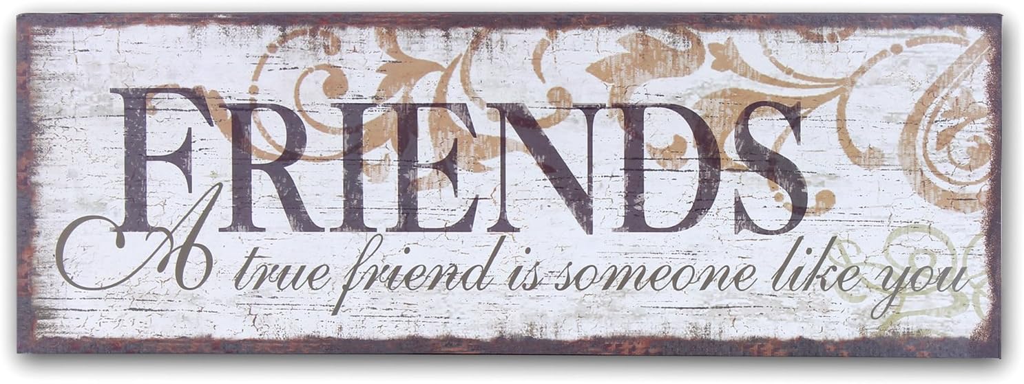 Amazon.com : ADECO SP0035-2R Decorative Wood Wall Hanging Sign Plaque ...