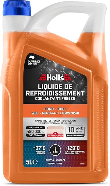 Holts HAFR0010B Antifreeze Coolant for Car Ford Vaux Opel, WSS-M97B44-D ...
