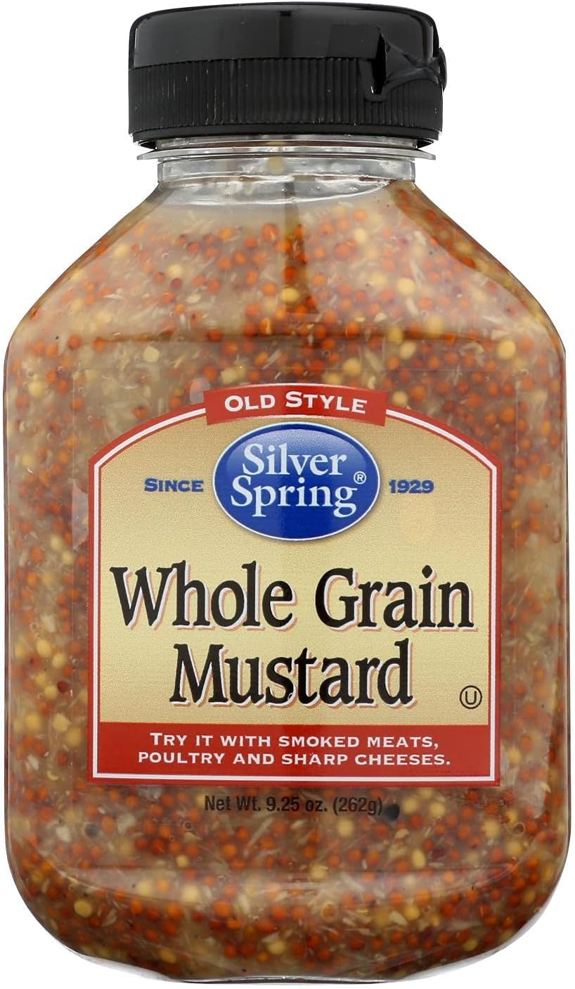 Amazon.com : Silver Springs Mustard Whlgrn Stn Grnd S : Mustard Spices ...