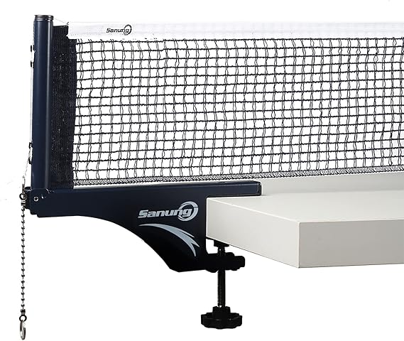 Amazon.com : Sanung S207 Table Tennis Net and Post Set, Collapsible ...