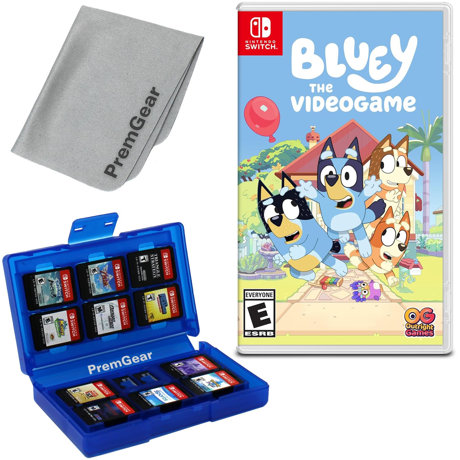 Amazon.com: Bluey The Videogame for Nintendo Switch, with PremGear 24 ...