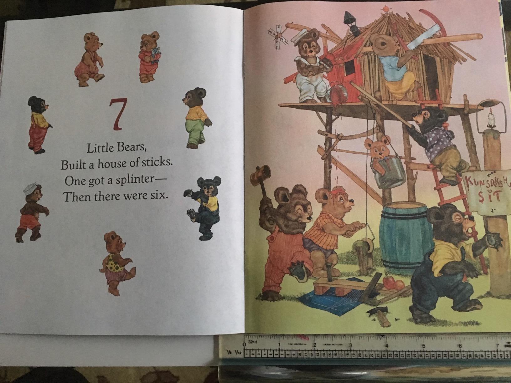 Ten Little Bears: A Counting Rhyme: Hague, Kathleen, Hague, Michael ...