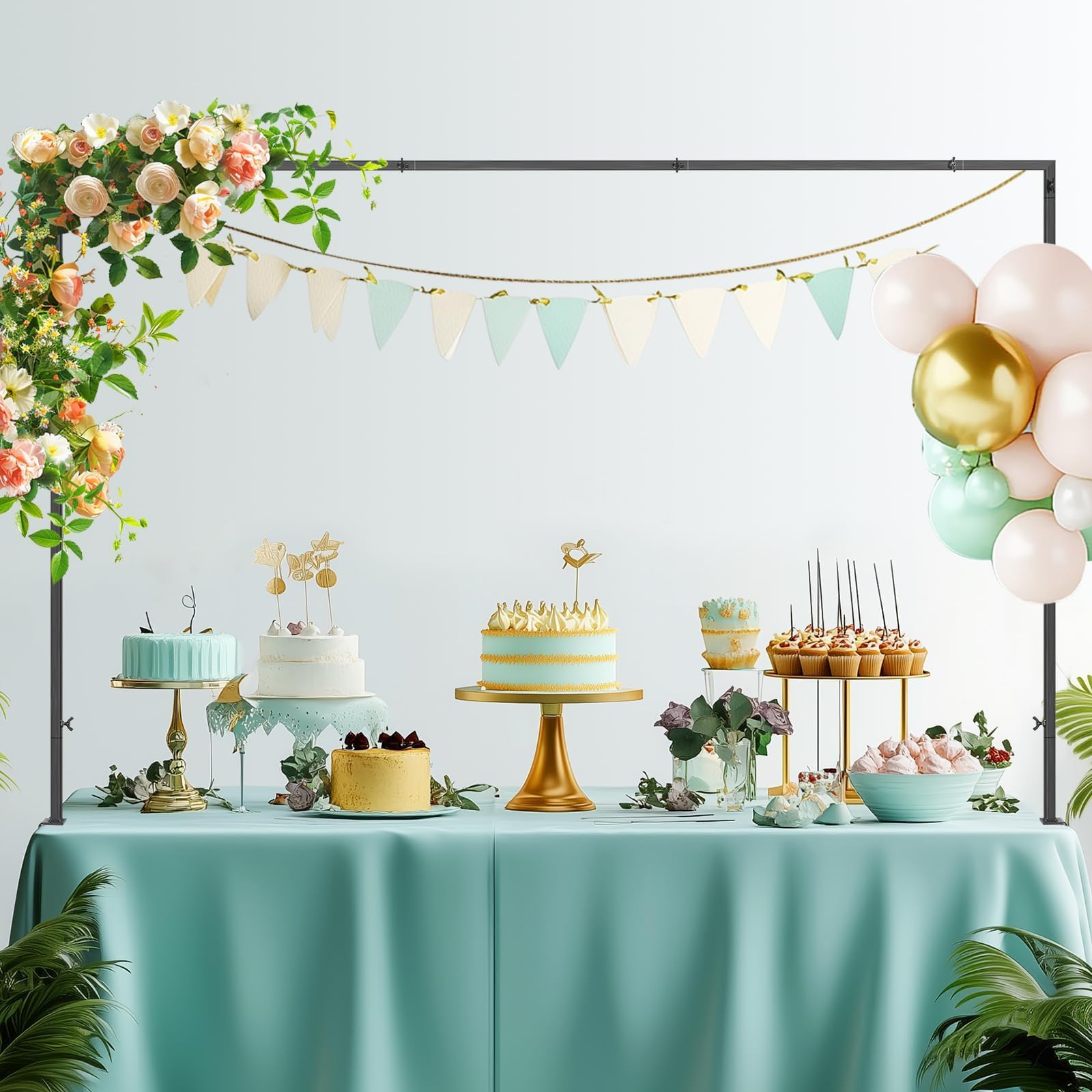 Amazon.com: Sevenjungle Table Rod Stand with Clamps, Adjustable 13"-46 ...