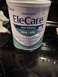 Amazon.com: EleCare Hypoallergenic Amino Acid-Based Infant Formula, Complete Nutrition for Food ...