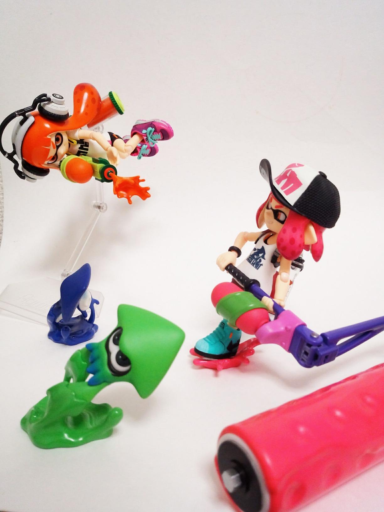 Amazon.co.jp: figma Splatoon Splatoon ガール ノンスケール ABS&PVC製 塗装済み可動フィギュア : ホビー