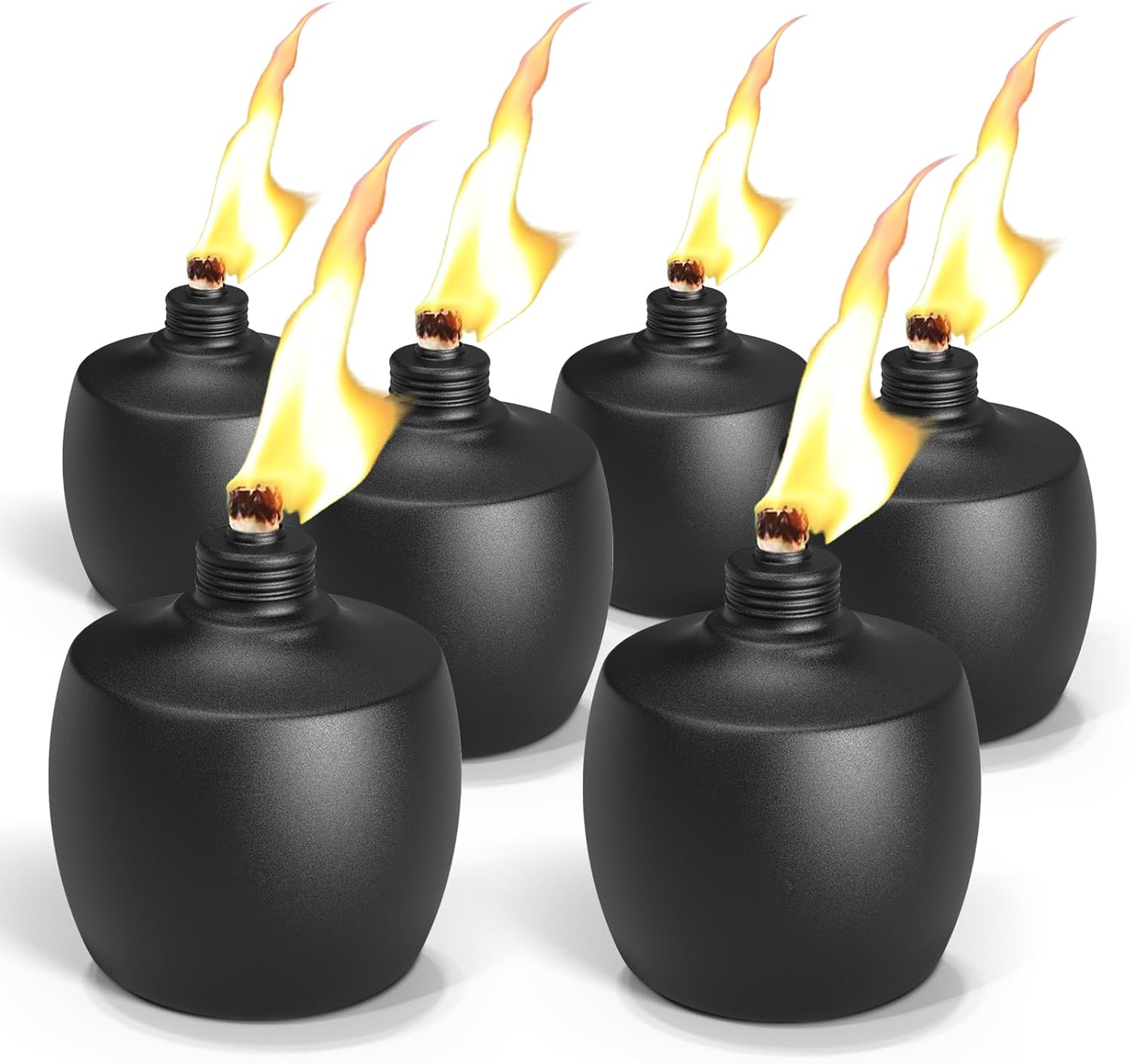 Amazon.com: 6-Pack Citronella Tabletop Torches, MQKIWAO 21 oz Table Top ...