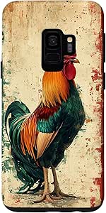 Amazon.com: Galaxy S9 Mexico Mexican flag gamefowl rooster Case : Cell ...