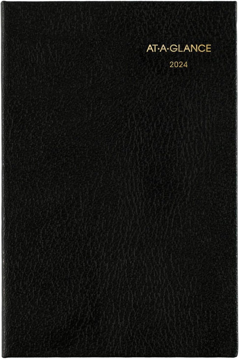 Amazon.com : AT-A-GLANCE Fine Diary 2024 Weekly & Monthly Diary, 2-3/4 ...