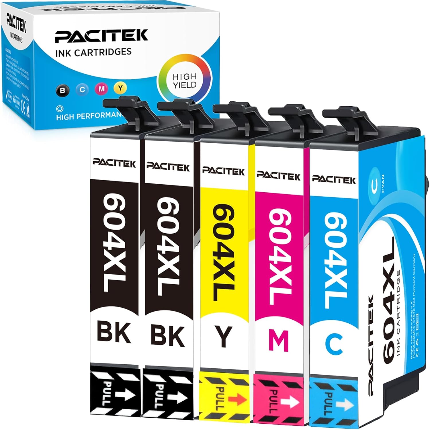 PACITEK 604XL Ink Cartridges Replacement for Epson 604 XL 604 XL for XP ...