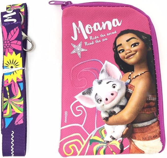 Amazon.com: Disney Moana Badge Credit ID Card Holder Fast Pass Case ...